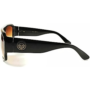 KLEO Flat Top Hip Hop Rapper Retro Aviator Sunglasses
