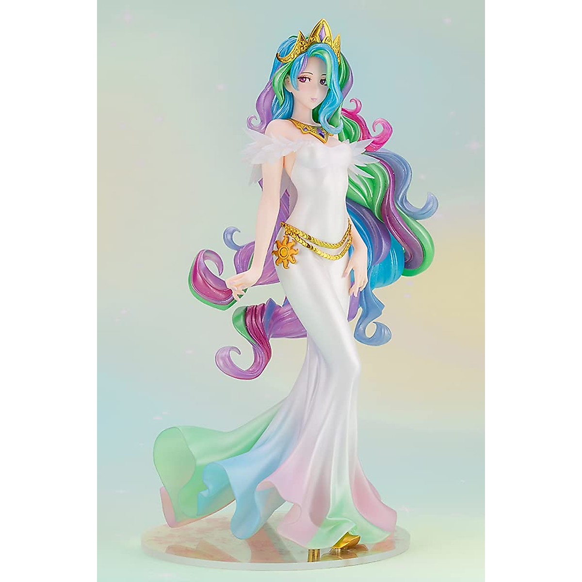 Kotobukiya My Little Pony: Princess Celestia Bishoujo Statue, Multicolor