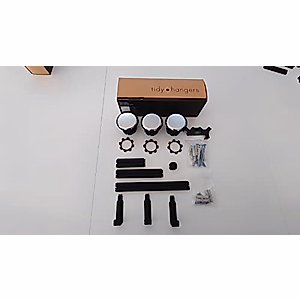 TidyHangers Wall Mount Coat Rack - Clothes Hooks for Wall Indoor Coat Rack Hanger in Chrome - Perfect for Organizing Your Coats and Jackets!