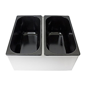 CHARD DF-6E, Dual Tank Deep Fryer, Stainless Steel, 6 liter, 1500 watts