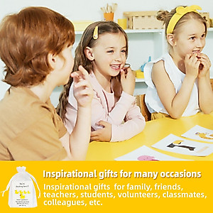 Artreeiger 30 Sets Inspirational Gift Include You're Ducking Great Cards Thank You Gifts Funny Cards Mini Resin Ducks Organza Bags Bulk for Students Coworkers Employee Appreciation Gifts Pocket Favors