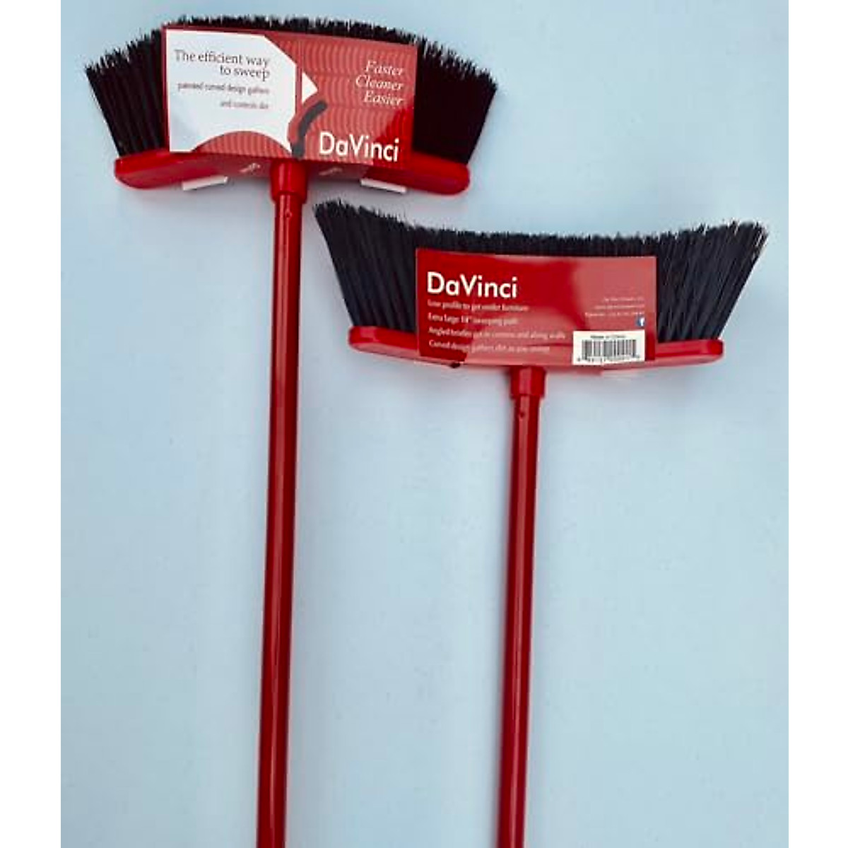 Da Vinci Broom: A Premium Curved Wide Broom a Cleaning Partner for Indoor and Outdoor Spaces, Best Kitchen Broom for Sweeping Indoor, House Brooms for Sweeping Indoor, Broom Garage Broom (1)