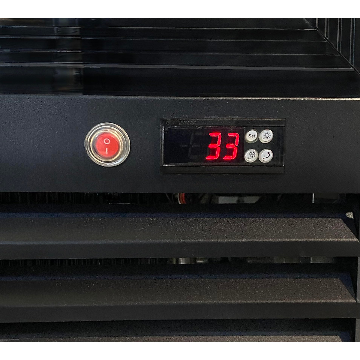 New Procool Refrigeration Glass Door Upright Display Beverage Cooler, Merchandiser Refrigerator; 12.7 Cubic Ft.