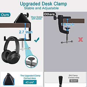 Boom Arm, Aveek Foldable Desktop Mic Boom Arm Fully Adjustable Scissor 360°Rotatable Microphone Arm Stand with Desk Mount Microphone Clip 3/8" - 5/8" Adapter for Blue Yeti Snowball HyperX QuadCast