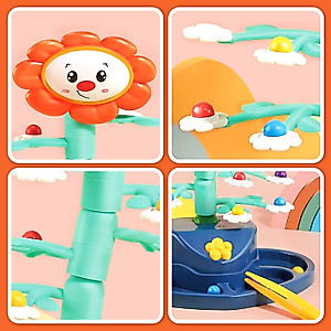 Skirfy Shaking Sunflower Balancing Game Toys for Boys/Girl Educational Learning Toys, STEM Toys for 3+, Interactive Board Game for Children, Toys for Kids Aged 3 4 5 6 7