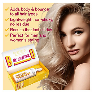 Volumizing Hair Thickening Texture Spray - Thicker Hair on 1st Use, For Fine, Flat & Thin Hair, Volume Products For Women & Men, Adds Texture & Body - Get Visibly Fuller Hair, Light Weight & Non Stick