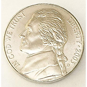 2003 P & D BU Jefferson Nickel Choice Uncirculated US Mint 2 Coin Set