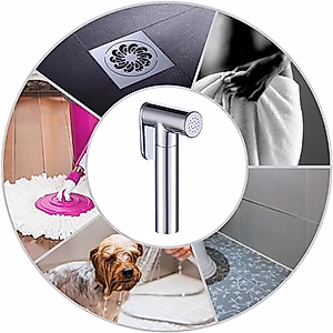 Handheld Bidet Sprayer for Toilet,Bidet Sprayer,Hung Toilet Shower,Independent Hanging Seat Combination for Bidet,Brushed Gold