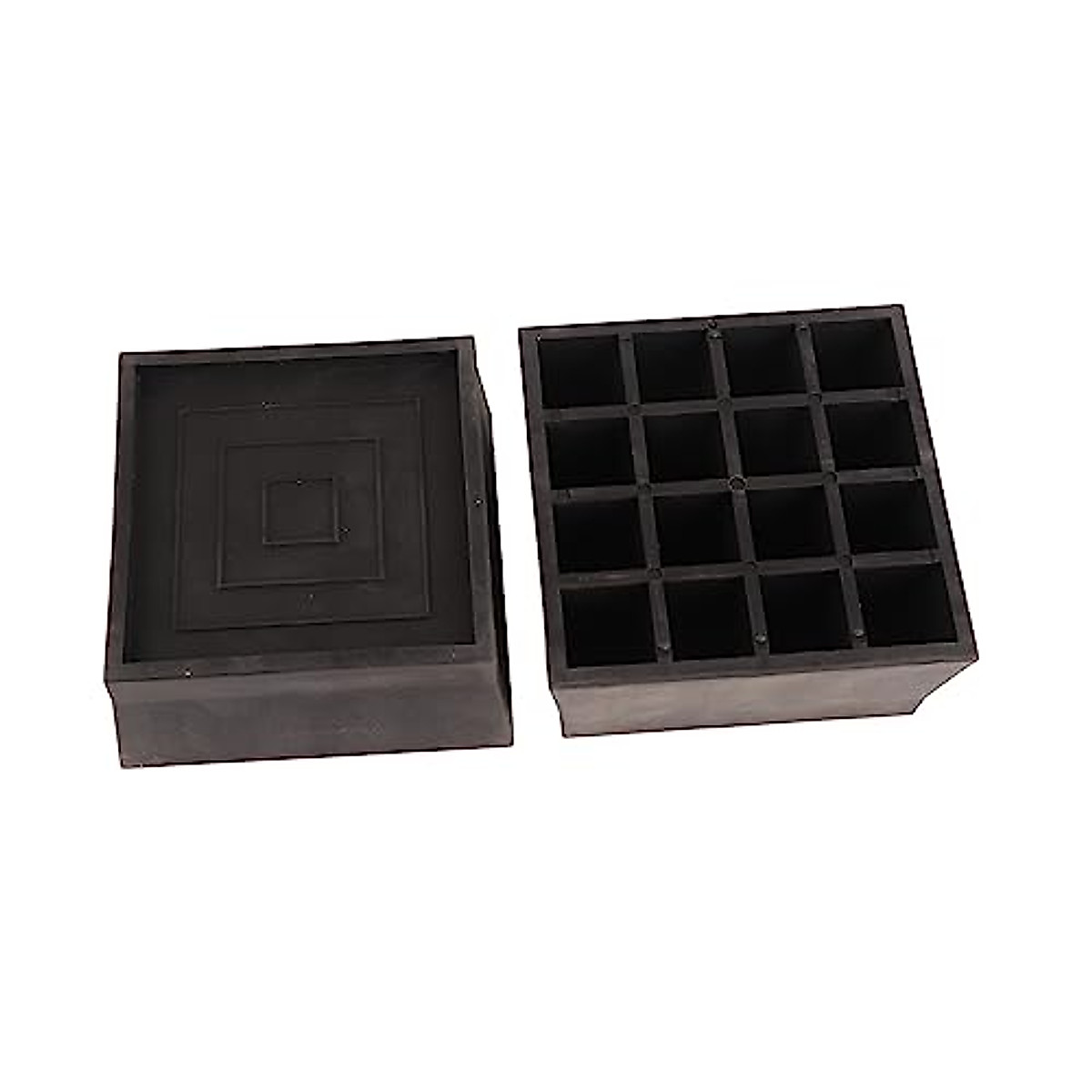 Biitfuu Furniture Riser Furniture Pad Bed Foot Booster Pad Lift Foot Pad Square TPU for Mute Waterproof Raisers Bed Risers