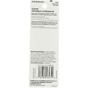CoverGirl Invisible Concealer, Medium [155], 0.32 oz (Pack of 3)