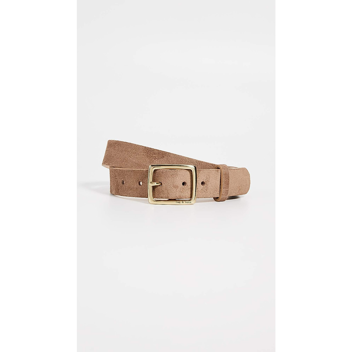 rag & bone Women's Boyfriend Belt, Camel, Tan, M