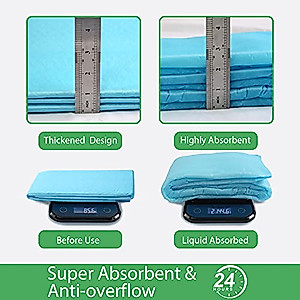 Deep Dear Extra Large Dog Pee Pads 28"x34", Thicker Puppy Pads, Super Absorbent Pee Pads for Dogs, Disposable Dog Training Pads for Doggies, Cats, Rabbits, Leak-Proof Pet Potty Pads for Housetraining