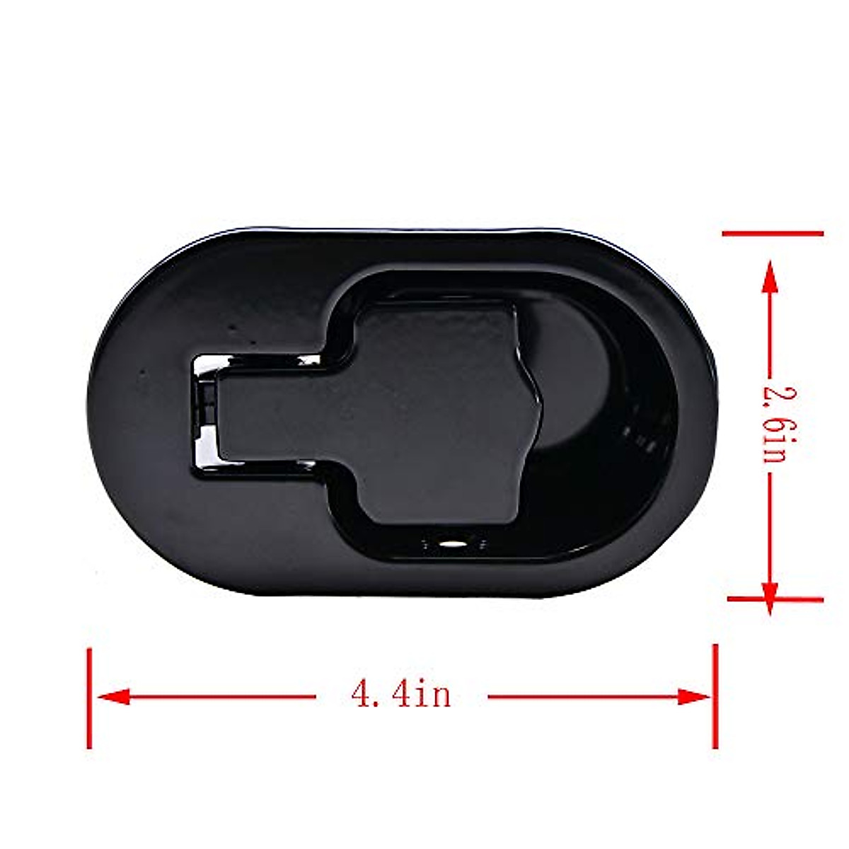 Yoogu Metal Recliner Handles Replacement Parts Fits for Most Couch Sofa Chair Black (1)