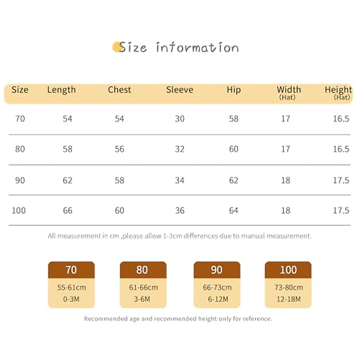 Hadetoto Newborn Baby Sweater Romper Knit Outfits Long Sleeve Jumpsuit with Warm Hat for Infant Boy Girl