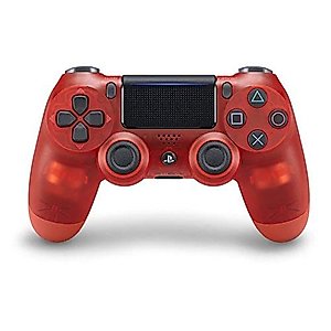 Sony Dualshock 4 Wireless Controller for Playstation 4 - Red Crystal - Playstation 4 (Renewed)