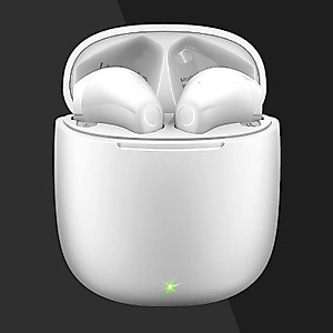 yobola Wireless Earbuds, Bluetooh Earbuds, Deep Bass Light Weight Mini Wireless Headphones for Running/Fitness, 25Hrs Playtime, Built-in Microphone, Touch Control, IPX5 Waterproof