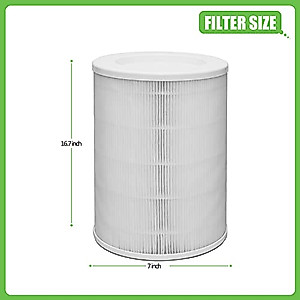 Hichoryer Air180 and Air180 max Replacement Filter, Compatible with BISSELL® Air180 Series Air Purifier, 3-IN-1 H13 True HEPA Filter Set, Compare to Part #3502, 2 Pack