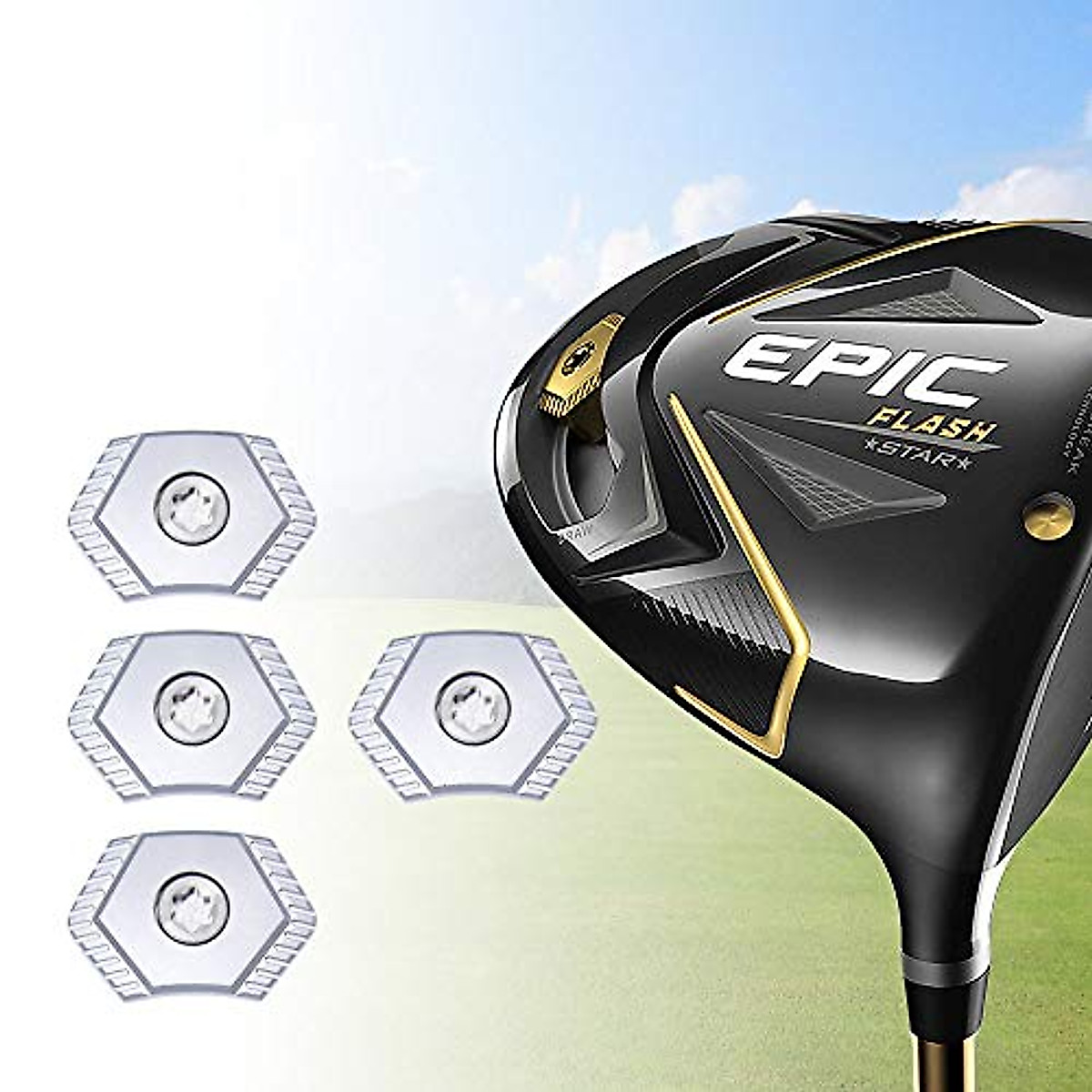 HISTAR 4pc Golf Weight Screw (8.5g/12g/15.5g/19g) for Callaway Epic Flash Driver Head