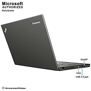 Lenovo ThinkPad X250 Intel i5-5300U 2.30GHz 8GB RAM 256GB SSD Win 10 Pro Webcam (Renewed)