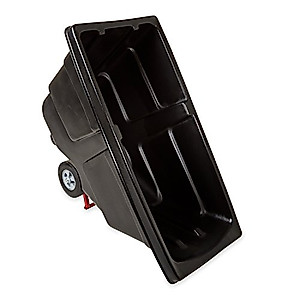 Rubbermaid Commercial Products Forkliftable Polyethylene Dump Truck, 450-Pound Capacity, Black