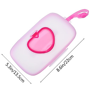 Baby Wipes Paper Tissue Box: Newborn Travel Wipe Pack Face Holder On-the-Go Wipes Dispenser Wipe Facial Stroller Hanging Wet Napkins Case Tissues Container