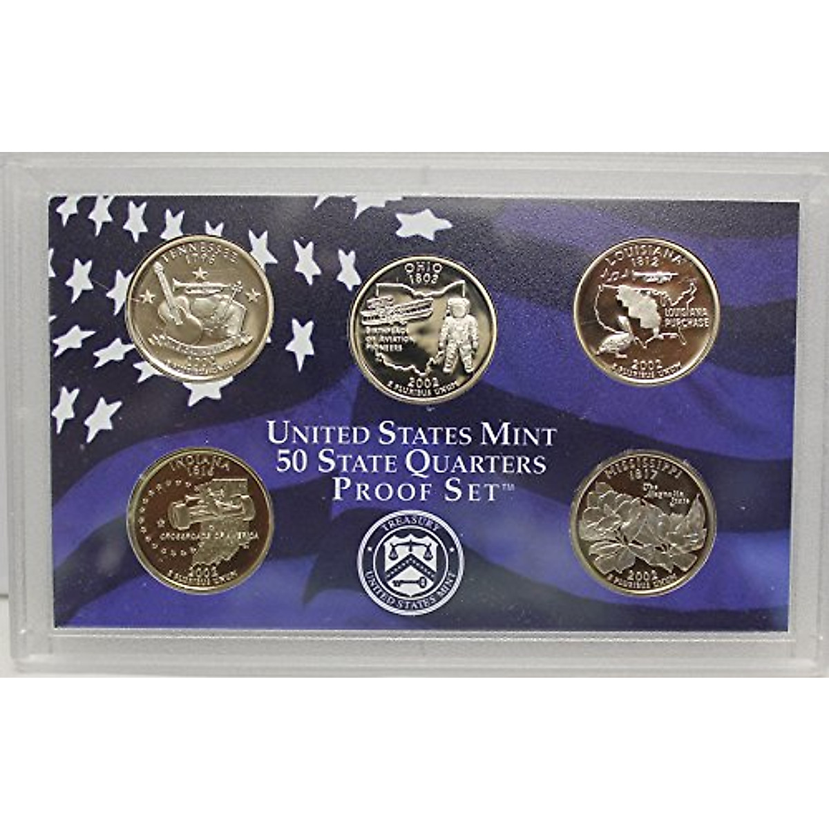 2002 S US Mint Proof Set Original Government Packaging