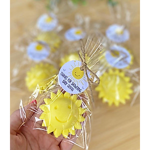 Sun Baby Shower Soaps - You Are My Sunshine Baby Shower Favors, First 1st Trip Around The Sun Birthday Decorations, 1st Birthday Party Gift