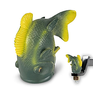 Rivers Edge Products Trailer Ball Cover, 1 7/8 to 2-Inch Trailer Hitch Ball Cover, Fishing Tow Ball Protector, Funny Towing, Trailer, Truck, or RV Accessories, Bass