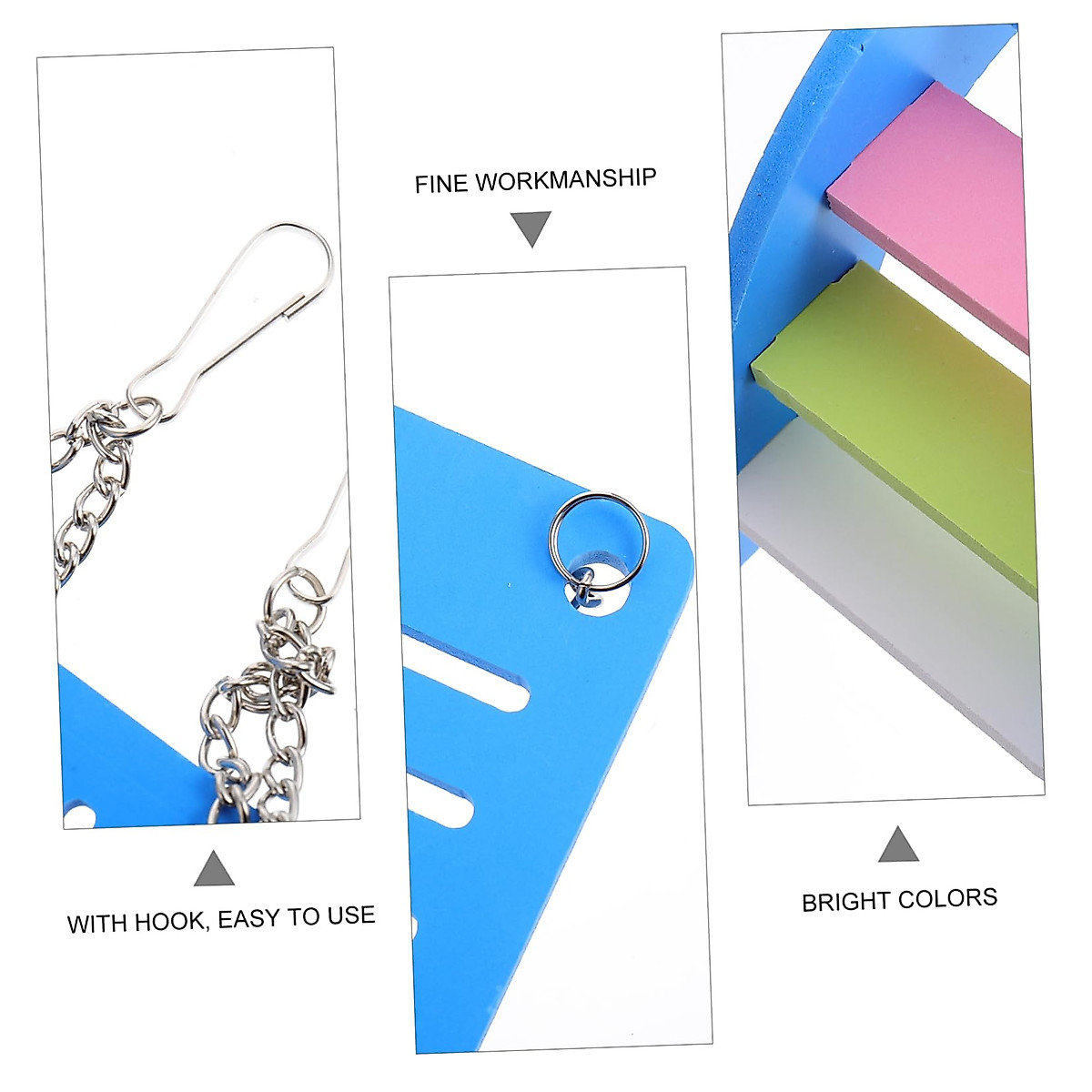 6 Pcs Hamster Seesaw Small Pets Seesaw Small Pets Rainbow Bridge Small Pets Play Toy Hamster Rainbow Bridge Pet Rainbow Bridge Hamster Swing Climb Toy Hamster Wood Toy