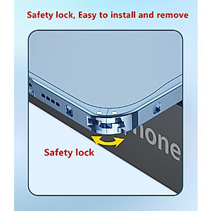 Magnetic Case for iPhone 14 Pro Max Case Compatible with MagSafe Metal Aluminum Alloy Bumper Matte Translucent Back Cover with Camera Lens Protector and Safety Lock (Black)