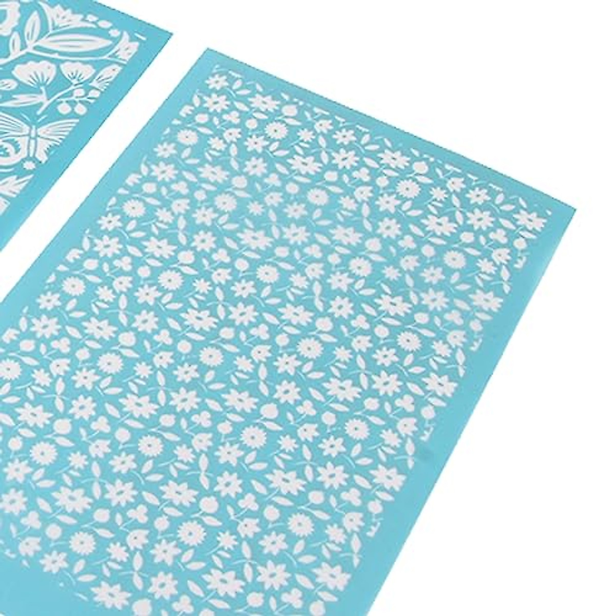 Silk Screen Stencils, Exercise Hands on Skills Polyester Develop Imagination Polymer Clay Silkscreen Print Kit Reusable for Jewelry Clay Earrings Decoration (208, 210, 223)