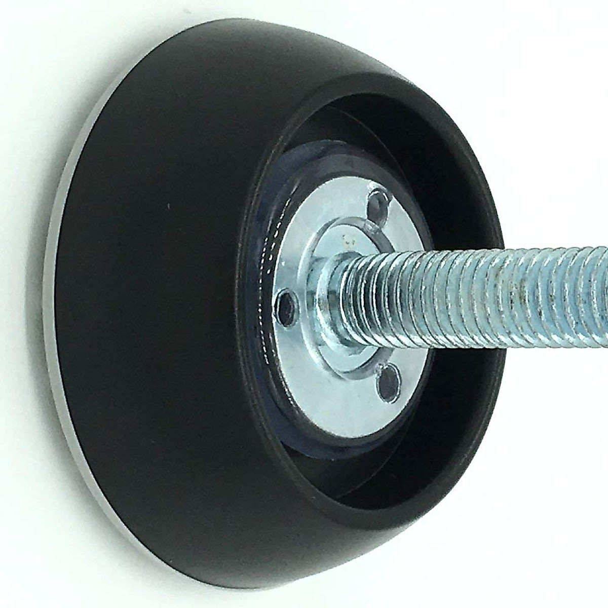 Vmaisi Baby Gate Wall Protector - 4 Pack Bundle with Threaded Spindle Rods Extra Long Baby Gate Accessory Replacement Screws Parts - Black