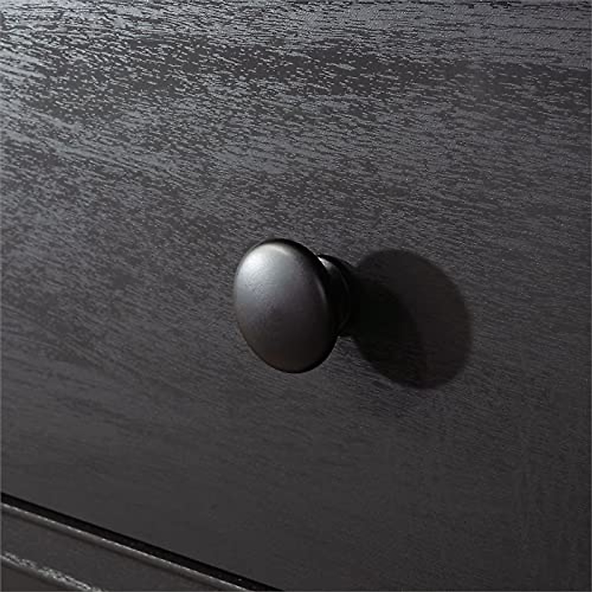 Sauder Dawson Trail 6-Drawer Bedroom Dresser in Raven Oak, Raven Oak Finish