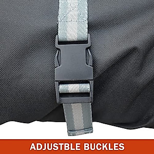 Pizza Oven Cover for Ooni Karu 12 Multi-Fuel Outdoor Pizza Oven - Heavy Duty Waterproof 600D Oxford Fabric Anti-Scratch - Pizza Oven Protection Cover