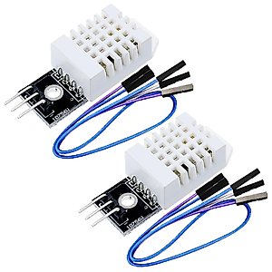 DaFuRui 2Pack DHT22/AM2302 Digital Temperature and Humidity Sensor Module Temp Humidity Monitor with Cable Compatible for Arduino