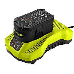 Swidan P117 18Volt Battery Charger for Ryobi One+ Plus P100 P108 P104 Lithium&Ni-cad Ni-Mh 12V MAX and 18V MAX Battery
