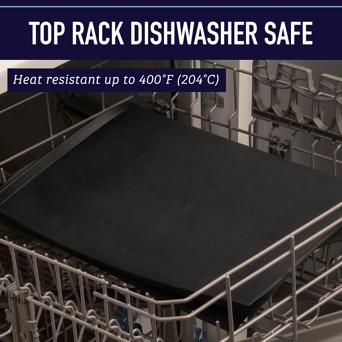 Leash Boss Dog Food Mat for Food and Water Bowls, Waterproof Silicone Pet Feeding Tray with Tall Raised Edges, Cat & Dog Placemat, Grey, 30 x 22 XXL