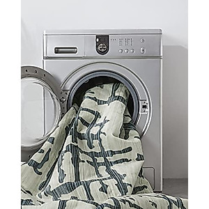 RESARE-Area Rug 5x7 ft-Neutral Modern Carpet Rug for Living Room Bedroom Dining Room-Machine Washable Beige Area Rug for Decor Decoration