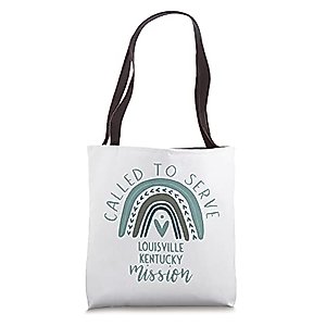 Called To Serve Boho Rainbow Louisville Kentucky Mission Tote Bag