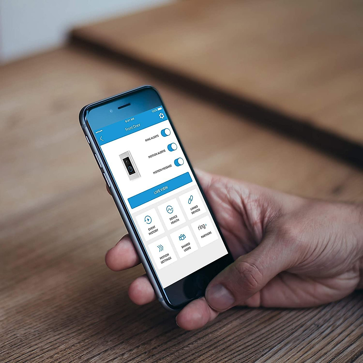 Ring Video Doorbell Elite with Ring PoE Adapter (2nd Gen) - White