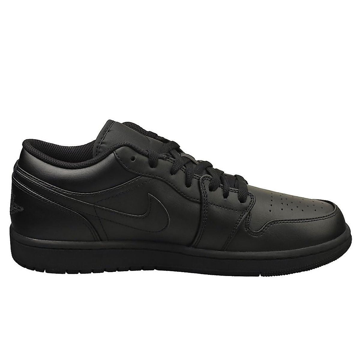 Jordan Mens Air 1 Low 553558 093 Triple Black - Size 10