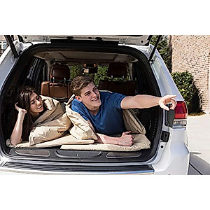 Disc-O-Bed Adult Large Duvalay Luxury Memory Foam Sleeping Pad & Duvet Cappuccino Pattern