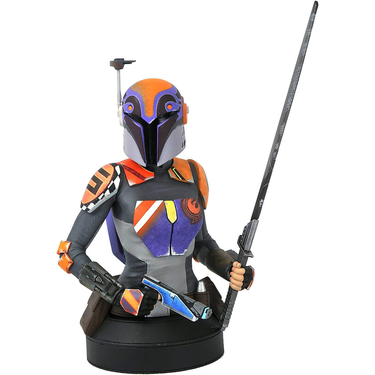 Gentle Giant Star Wars Rebels: Sabine Wren 1:6 Scale Bust, Multicolor