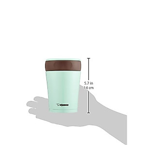 Zojirushi SW-GD36-AP Stainless Steel Vacuum Insulated Food Jar, Bento Box, Heat Retention, Cold Retention, Wide Mouth, 12.2 fl oz (360 ml), Blue