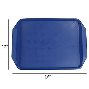 Doryh Set of 4 Color Fast Food Serving Trays