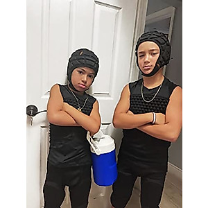 Legendfit Soft Padded Helmet for Rugby Flag Football 7v7 Adjustable Soccer Goalie Headguard Headgear Sports Goalkeeper Head Protection Kids Youth Adults