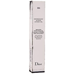 Christian Dior Diorshow Iconic Overcurl Mascara for Women, # 694 Brown, 0.33 Ounce