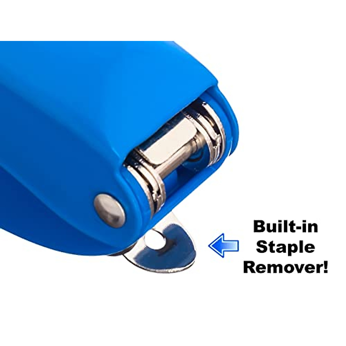 Aria-Plus Half-Strip Mini Stapler (Blue)