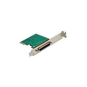 X-MEDIA XM-PEX-1P PCI-E 1-Port DB25 Parallel PCI Express (PCIe x1) Card - IEEE 1284 Parallel Adapter Card - WCH382L Chipset - Supports ECP/EPP/SPP