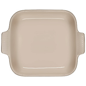 Le Creuset Stoneware Heritage Square Dish, 3 Qt. (9"), Sea Salt